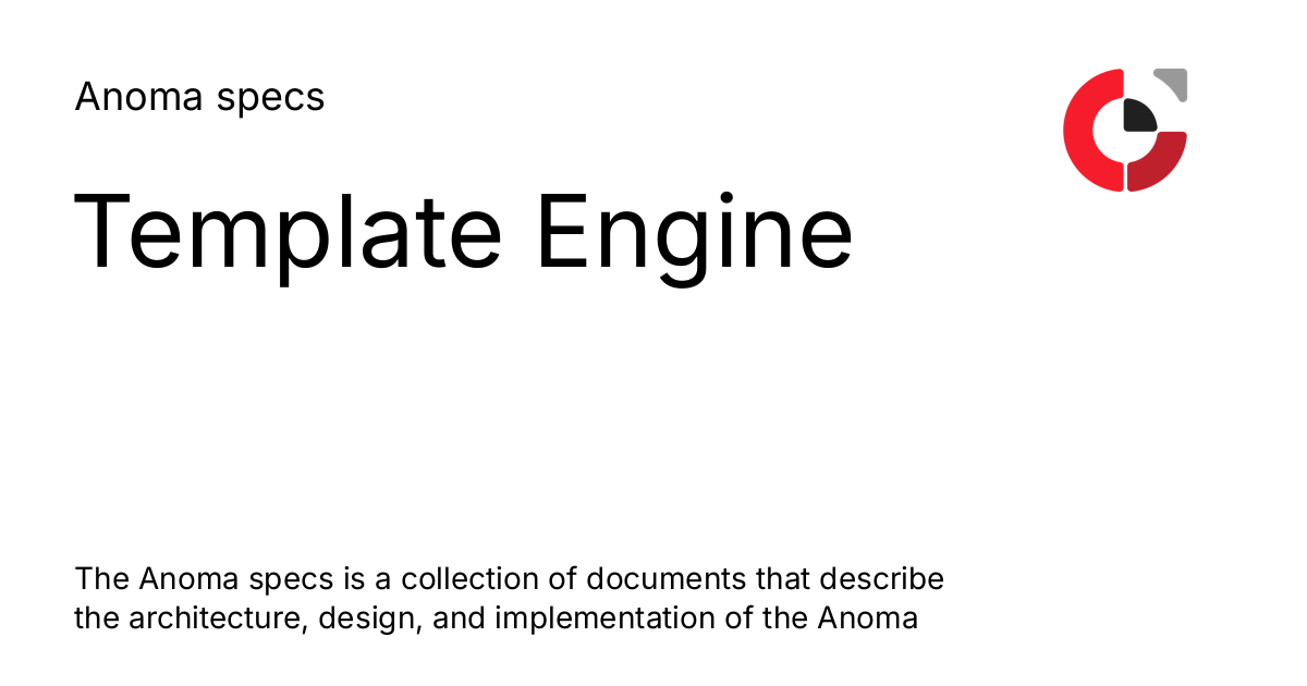 Template Engine - Anoma specs
